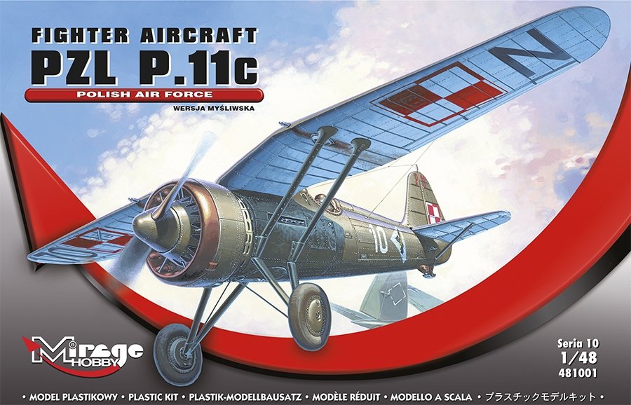 Mirage 48101 1/48 PZL P.11c wersja myśliwska