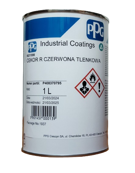 Cekor R 1L farba przeciwrdzewna ftalowo-silikonowa termoodporna