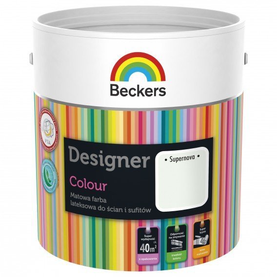 Beckers 2,5L SUPERNOVA Designer Colour farba lateksowa