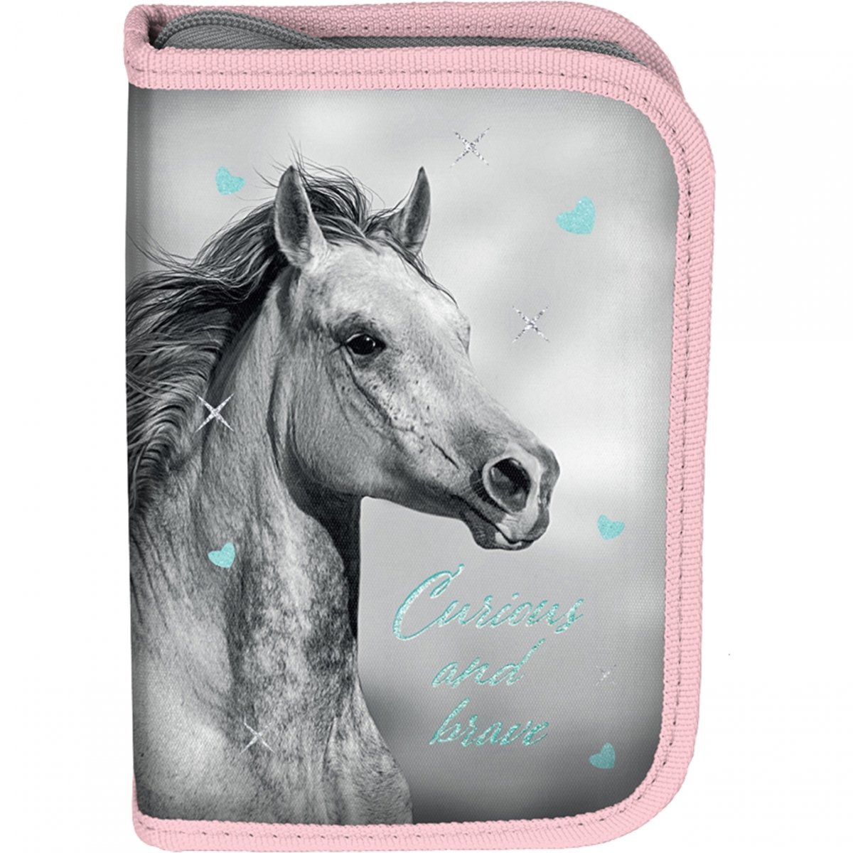 Plecak Szkolny Komplet 4w1 Konie Dziewczęcy z Koniem [PP23KO-081] iplecaki.pl