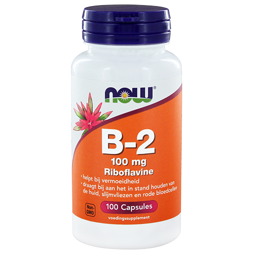 Witamina B2 - Vitamin B-2 Riboflavin, Now Foods, 100 kapsułek - Wzrok ...