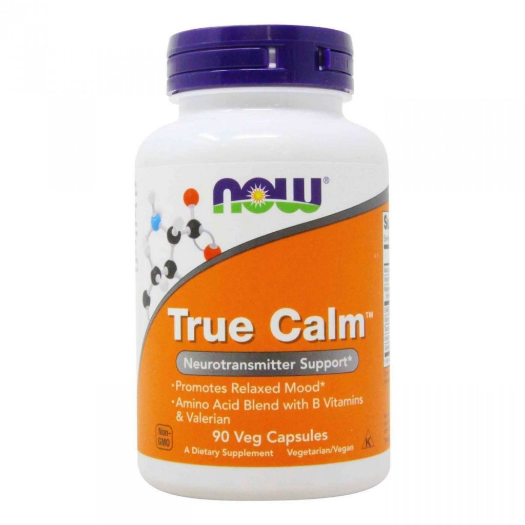 True Calm, Now Foods, 90 kapsułek - Stres | Bezsenność - Suplementy ...