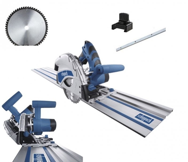 Zagłębiarka Scheppach PL55 +2x listwa 700mm 1200W - Narzędzia SEGER