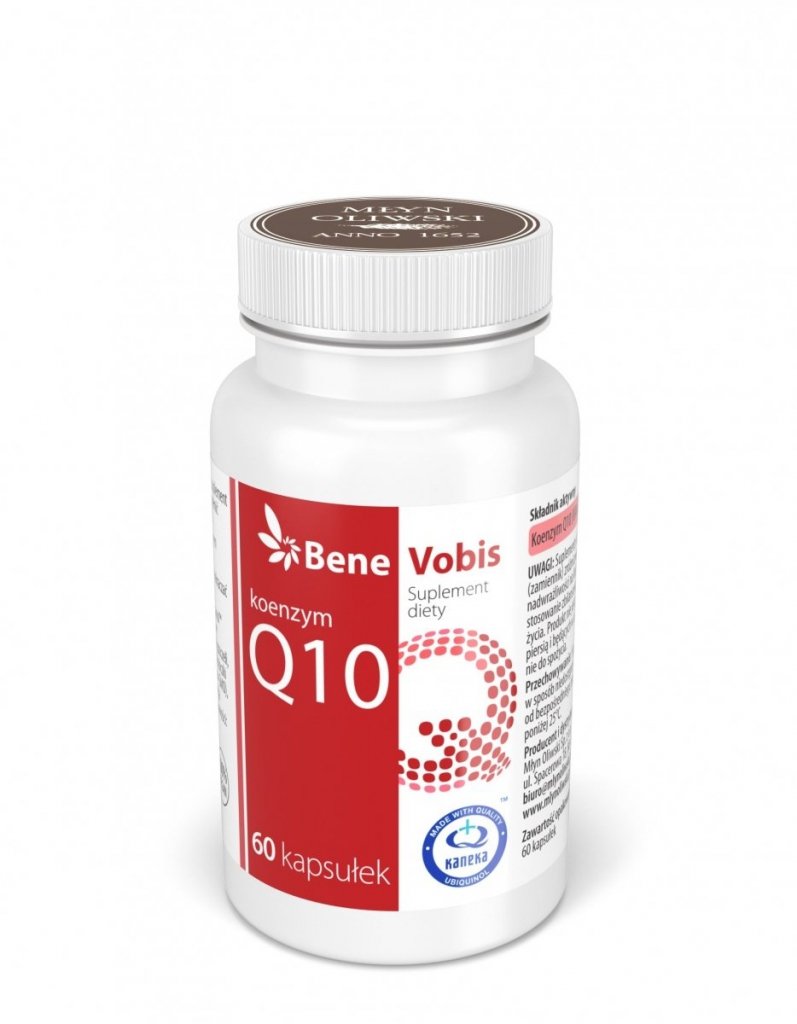 Koenzym Q10 100 mg - 60 kaps. | Kaneka Ubiquinol™ | Młyn Oliwski