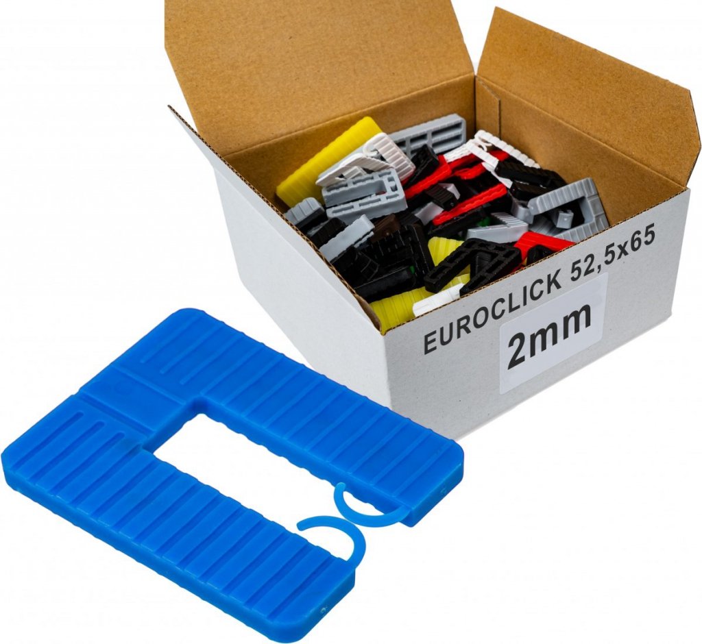 Euroclick 65x52,5 2mm Podkładki dystansowe 1000szt - Podkładki do ...
