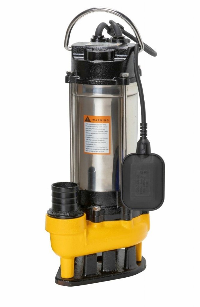 Pompa zatapialna WQF 1100 1,1 kW pompa do ścieków, szamba - z pływakiem ...