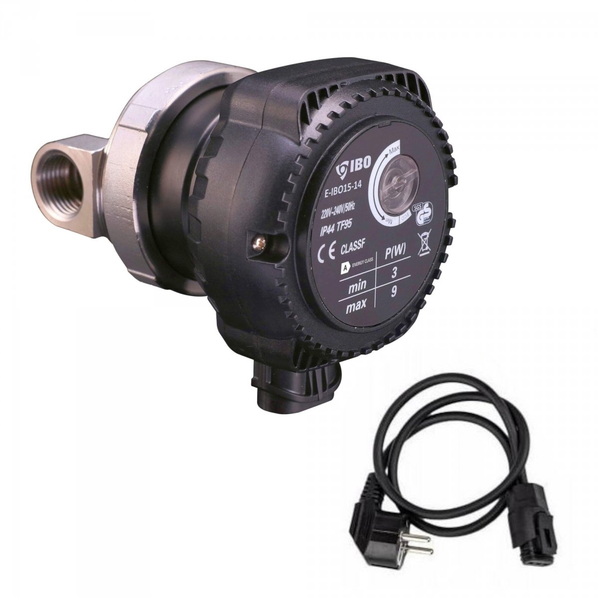 Pompa cyrkulacyjna E-IBO 15-14 elektroniczna pompa c.w.u. - Domestic ...