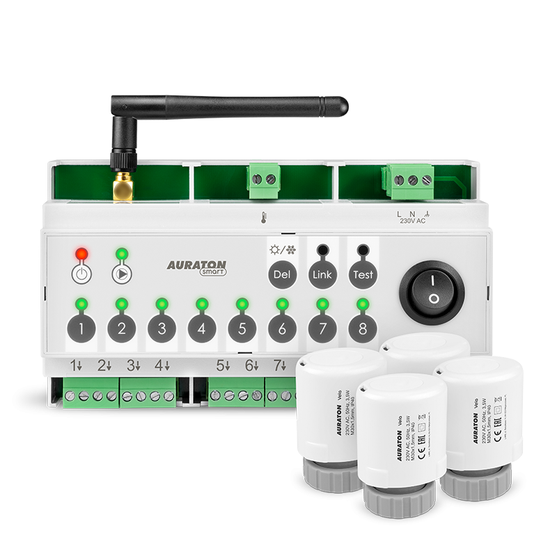 Auraton Multizone zestaw sterowania ogrzewaniem podłogowym SMART ...
