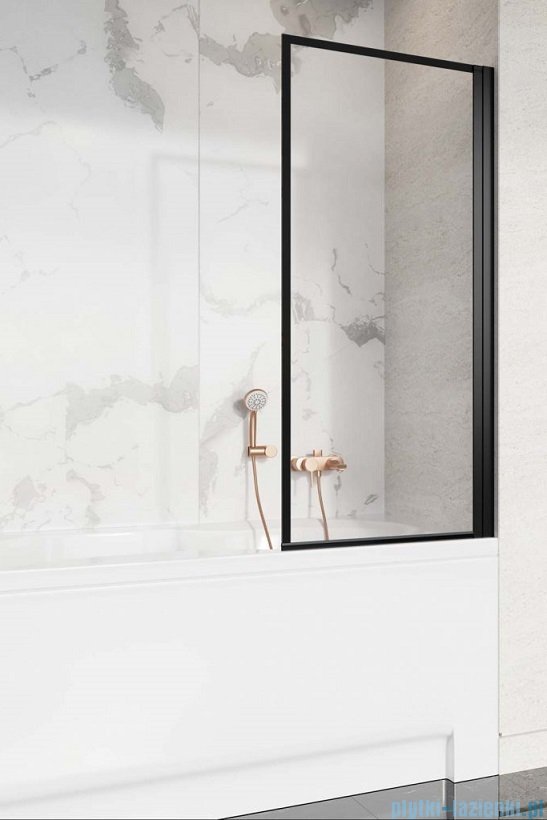 Radaway Nes 8 Black Pnj I Frame parawan nawannowy 80cm prawy czarny mat ...