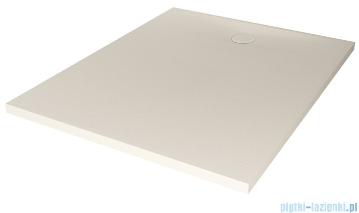 New Trendy Nex Shade brodzik konglomeratowy prostokątny 90x80x3,5 cm beżowy B-0487 - plytki-lazienki