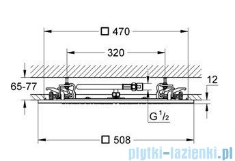 Grohe Ondus Rainshower F-Series deszczownica 20 chrom 27286000 - plytki ...