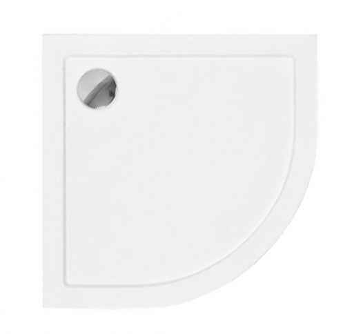 Brodzik półokrągły Aron 90x90 Slimline, posadzkowy - 90x90 cm ...