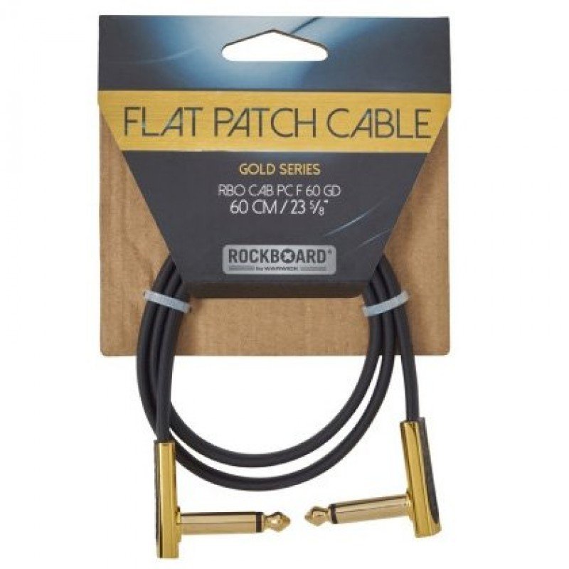 Rockboard Flat 60 Gold kabel 60 cm złączka jack