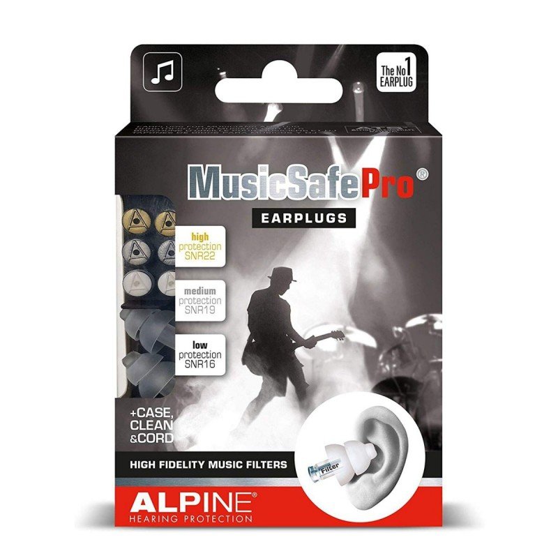 ALPINE MUSICSAFE PRO stopery do uszu clear - Słuchawki tłumiące ...