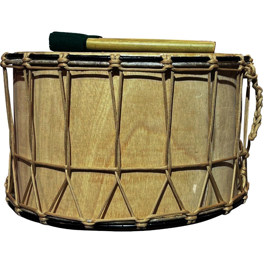 Bęben folkowy 2 membrany brzoza 30 cm dwumembranowy dobosza