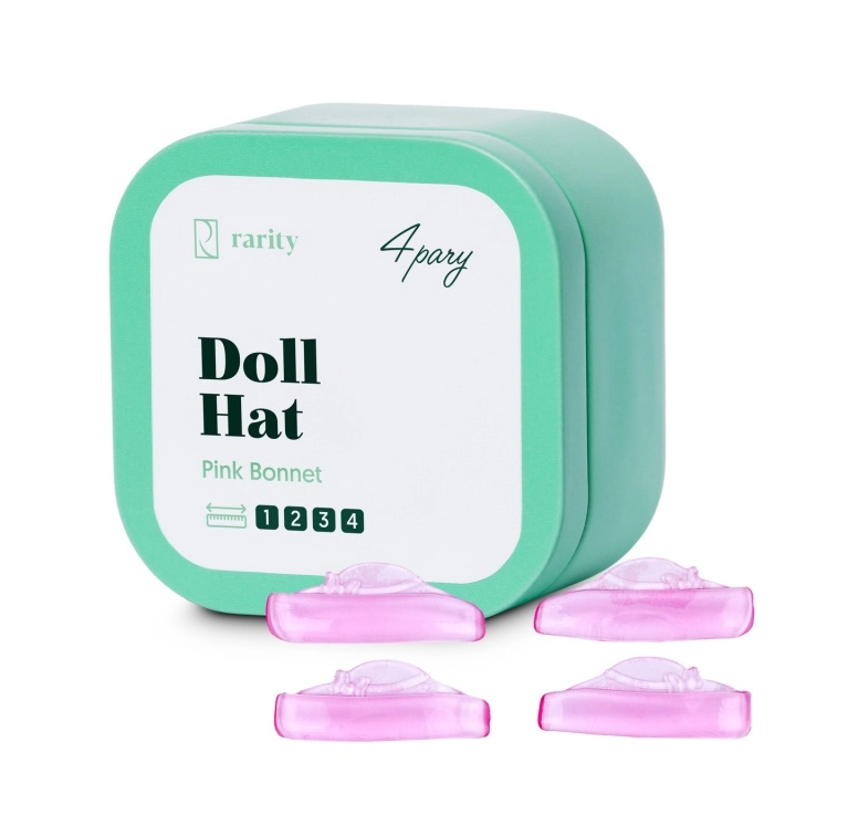 Wałki Silikonowe Rarity Doll Hat 4 pary - Lifting i laminacja