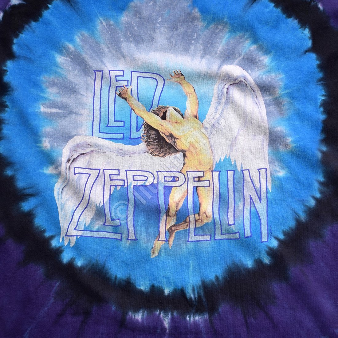 veoevo.cz - Trička malované drápky - Zeppelin Swan Song - Liquid Blue ...
