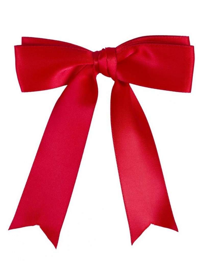 Kokardka na spince czerwona - QHP
