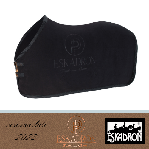 Derka polarowa FLEECE STAMP Platinum 2023 - Eskadron - black