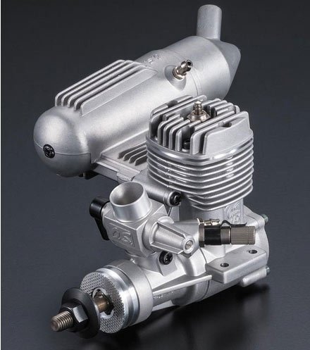 O.S. MAX - OS MAX-25FX II (21L) W 892 SILENCER z tłumikiem - Samolotowe ...