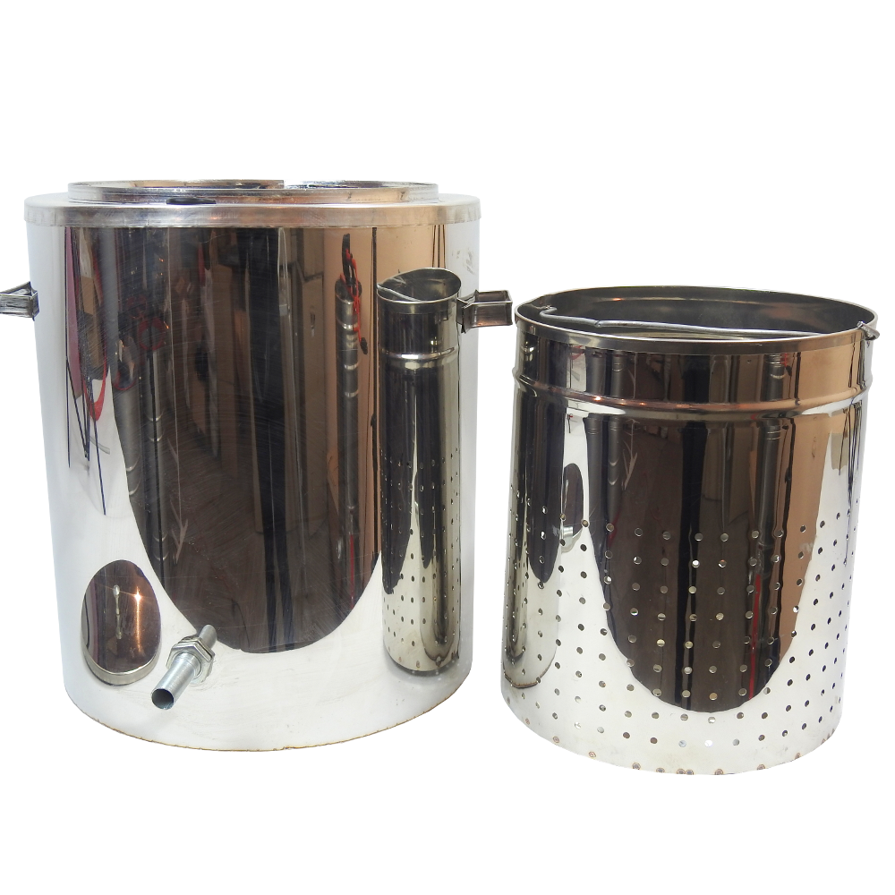 Steam wax melter 17L (stainless)