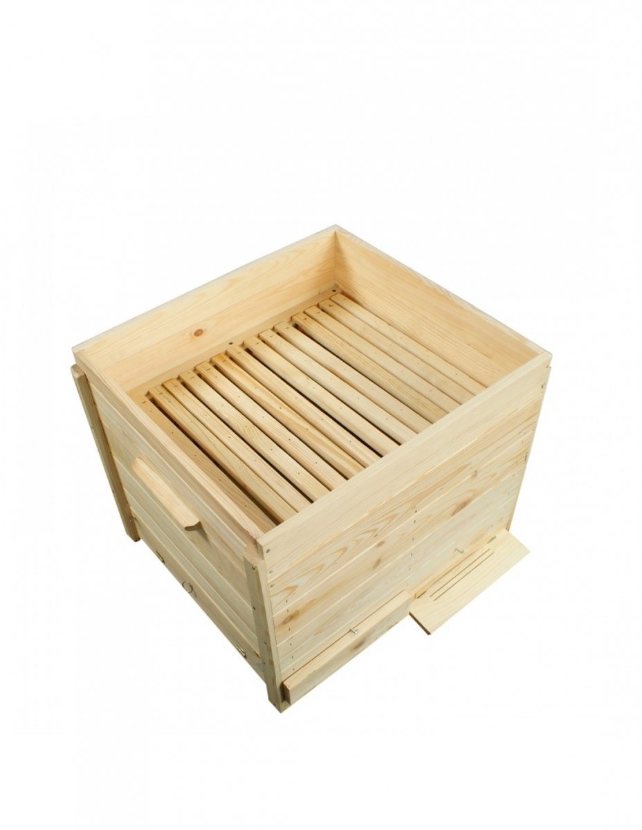 Wooden Dadant beehive - (frames, roof, stool)