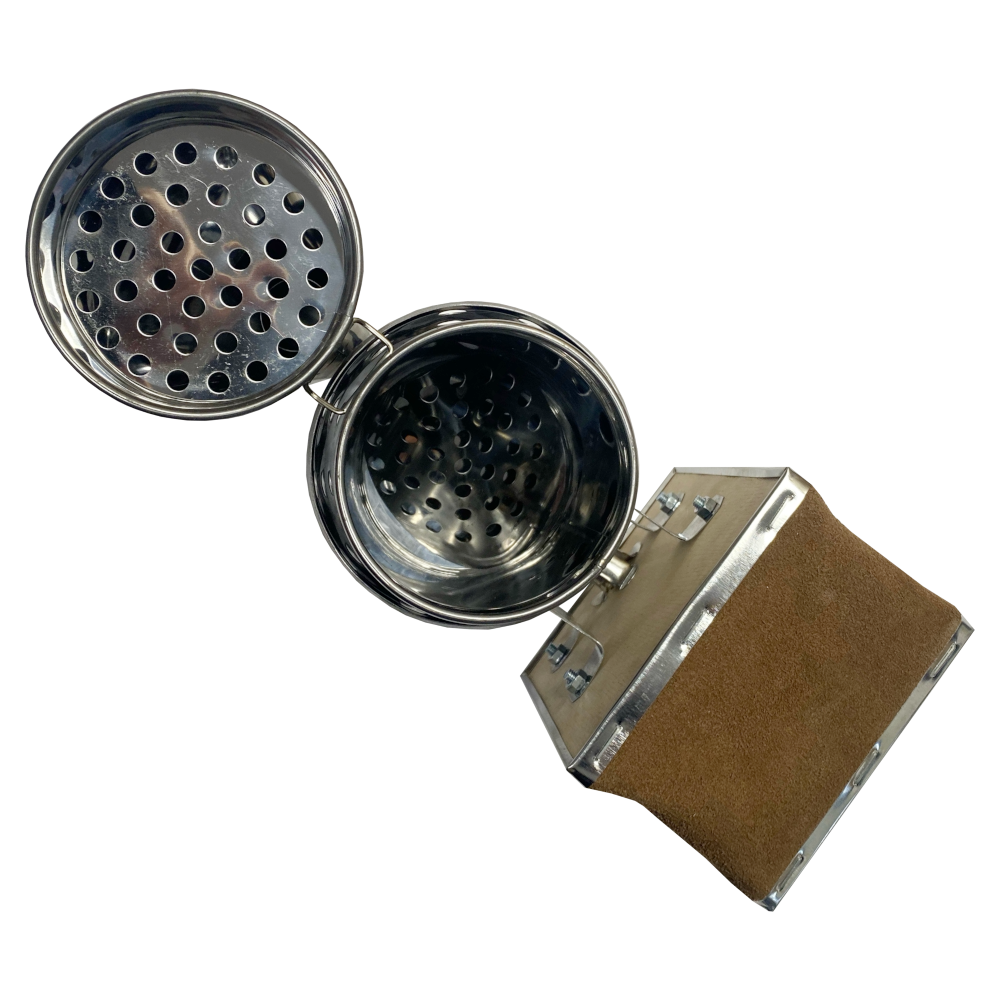 Large smoker (stainless/leather bellows) | Sklep Pszczelarski | Apitec