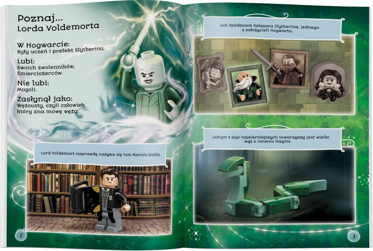 Lego Harry Potter Lord Voldemort zadania z figurką