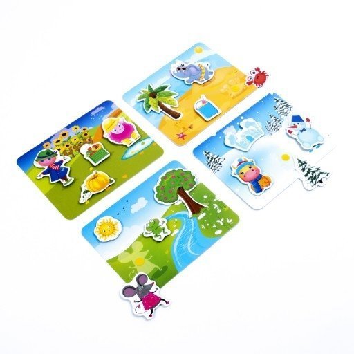 Gra z Rzepami Pory Roku Edukacyjna dla dzieci 2+