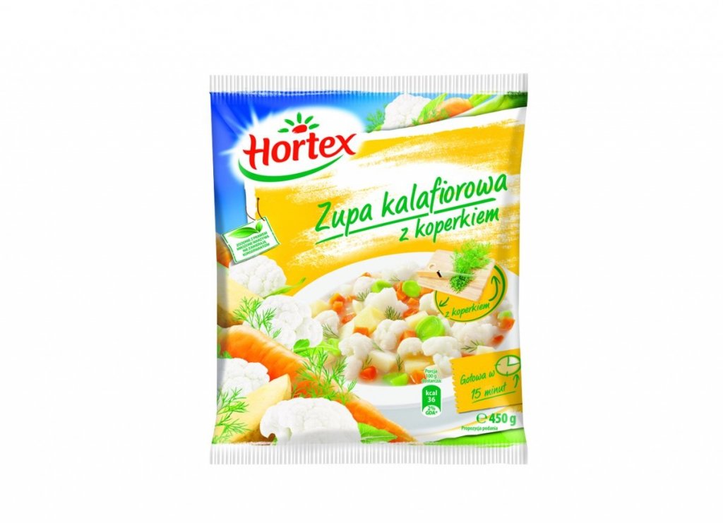 Magda polskie mrożonki [HORTEX] Zupa kalafiorowa z koperkiem 450g 14szt ...