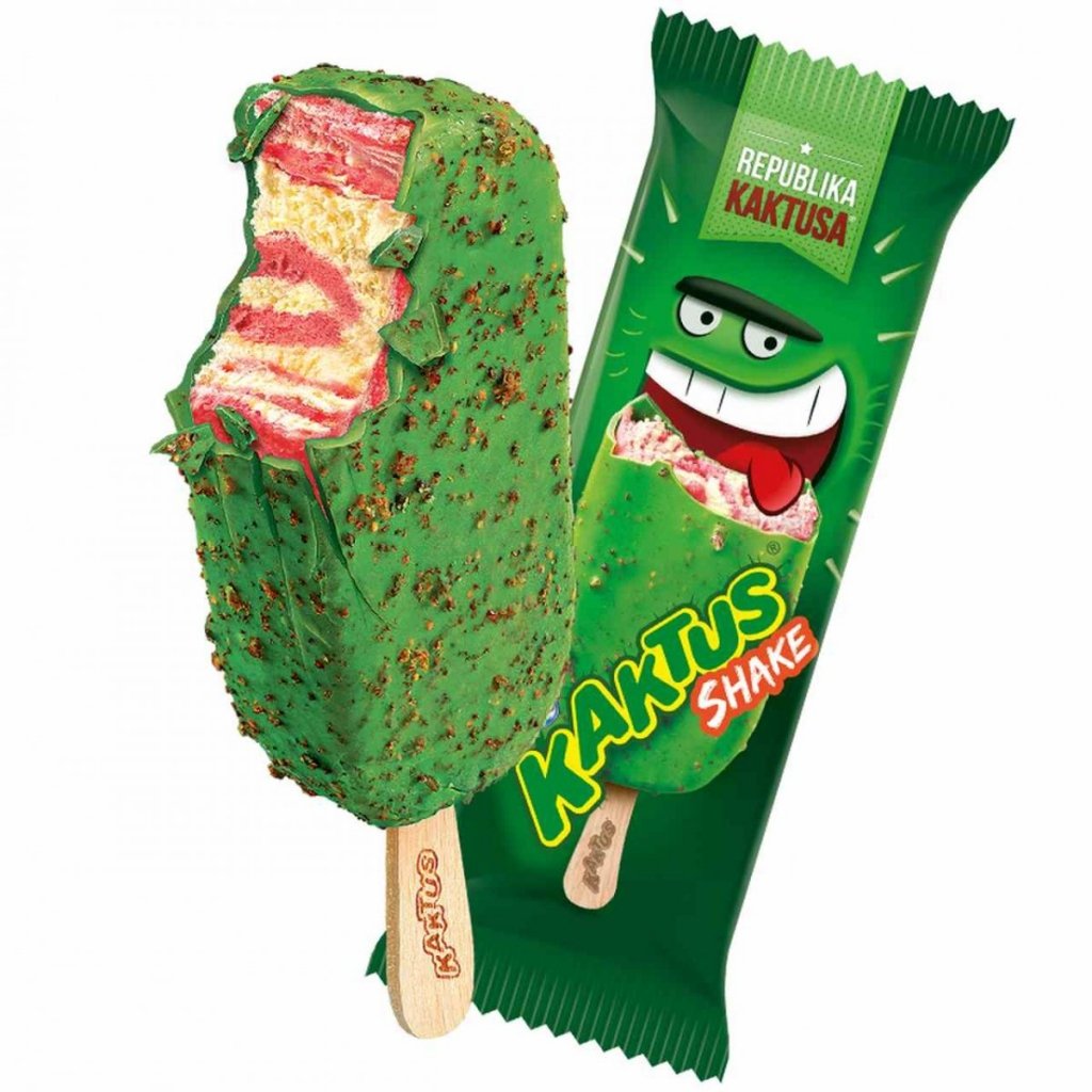9138 Lody KAKTUS SHAKE cytryna-truskawka 90ml 1x20 - Icecreams
