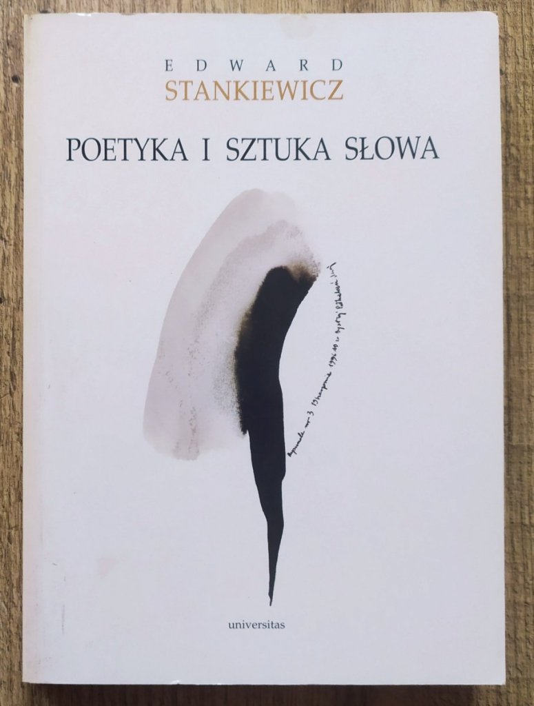 Edward Stankiewicz Poetyka i sztuka słowa