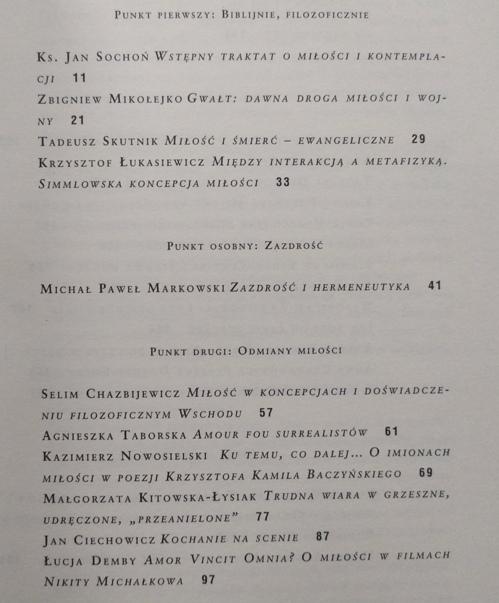 Punkt po Punkcie. Miłość