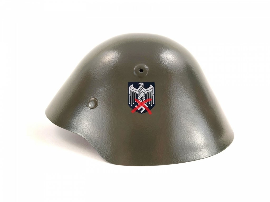 MH114 HEŁM PROTOTYPOWY NIEMIECKI M44 BII - M45 BII - KONIEC WOJNY ...