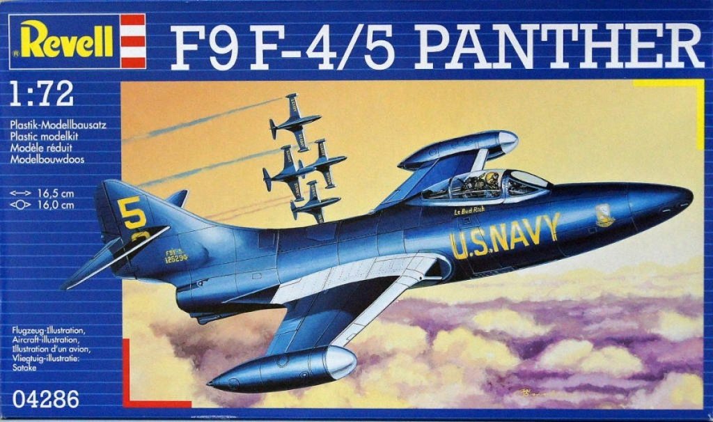 Revell 04286 F9F-4 5 Panther (1:72) - jets - 1:72 - Military Aircraft