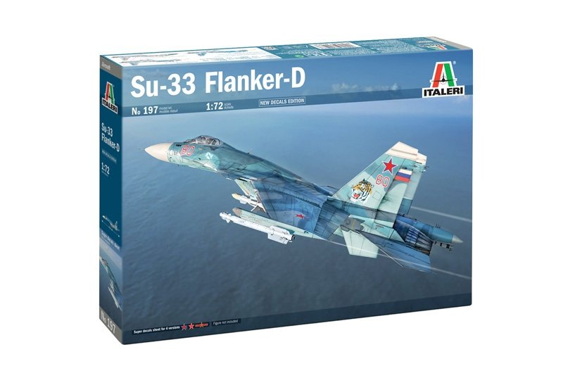 Italeri 0197 SU-33D Flanker-D 1 72 - jets - 1:72 - Military Aircraft
