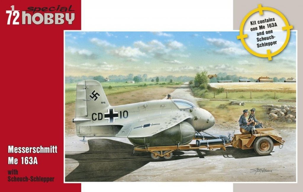 Special Hobby 72183 Messerschmitt Me 163A with Scheuch-Schlepper 1 72 ...
