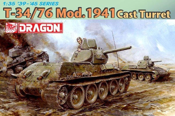 Dragon 6418 T-34 76 Mod. 1941 Cast Turret (1:35) - Tanks - 1939-1945 ...