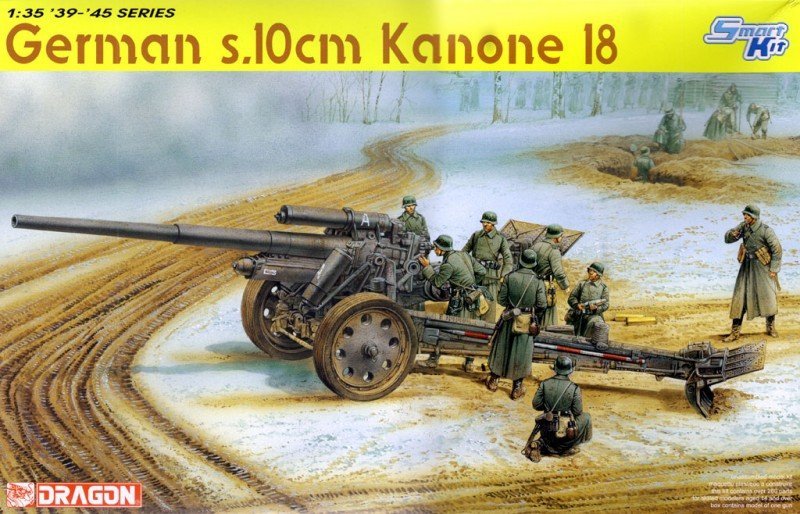 Dragon 6411 German s. 10 cm Kanone 18 (1:35) - Artillery and mortars ...