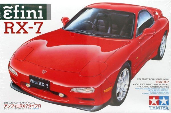 Tamiya 24110 Mazda Efini RX-7 (1:24) - 1:24 - Car models