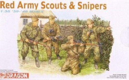 Dragon 6068 Red Army Scouts, Snipers - scale 1:35 - Figures