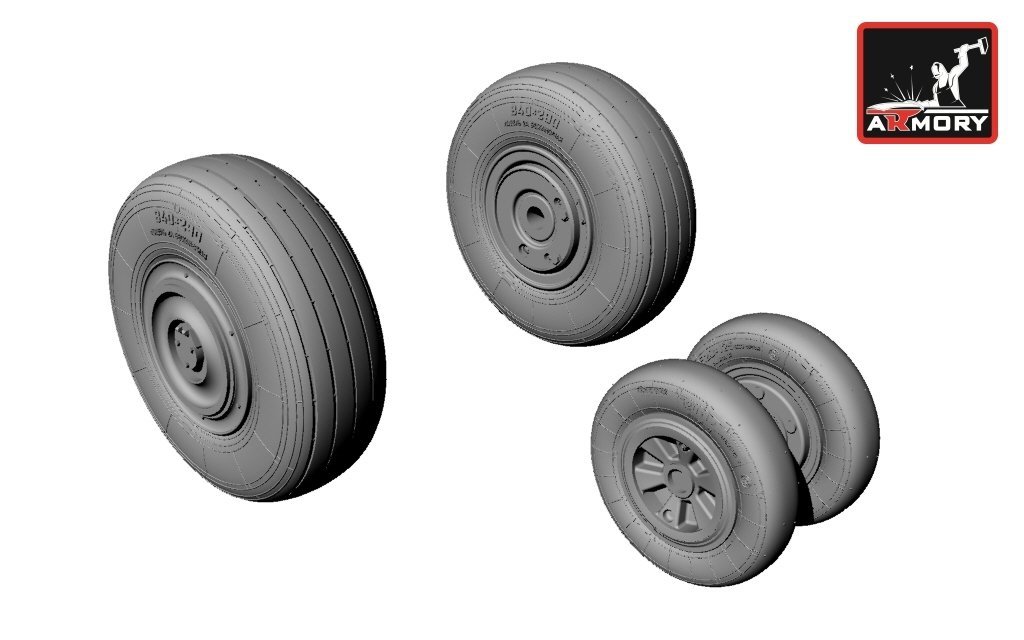 Armory Models AW48011 Mikoyan МiG-23ML wheels 1 48 - Armory Models ...