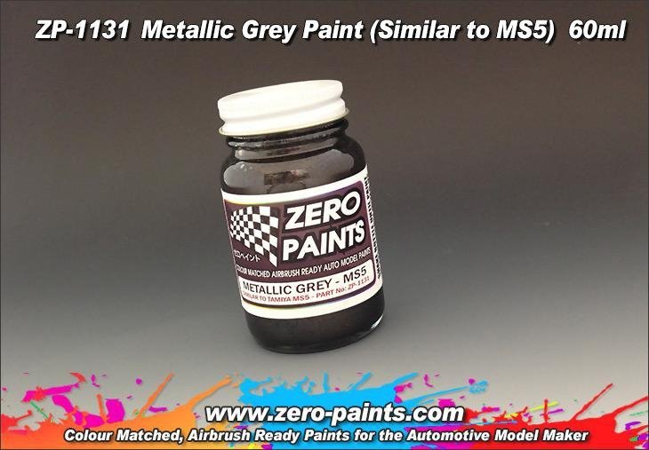 Zero Paints ZP-1131 Metallic Grey Paint (Similar to MS5) 60ml - Colour ...