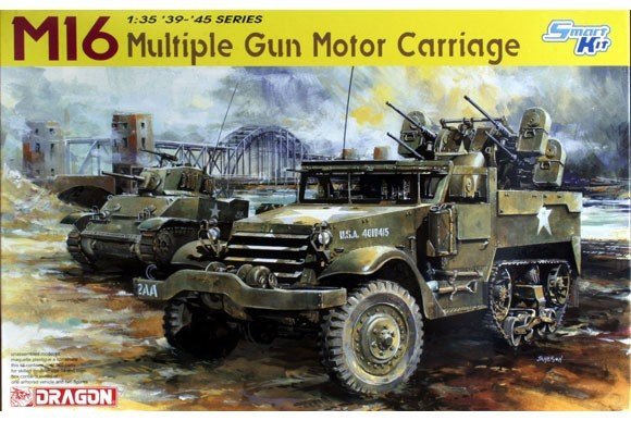 Dragon 6381 M16 Multiple Gun Motor Carriage Smart Kit (1:35) - Self ...