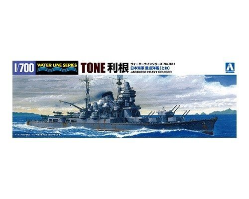 Aoshima 04534 I.J.N. HEAVY CRUISER TONE 1 700 - scale 1:700 - Civilian ...