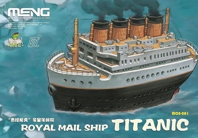 Meng Model MOE-001 Royal Mail Ship Titanic - Inna skala - Civilian ...