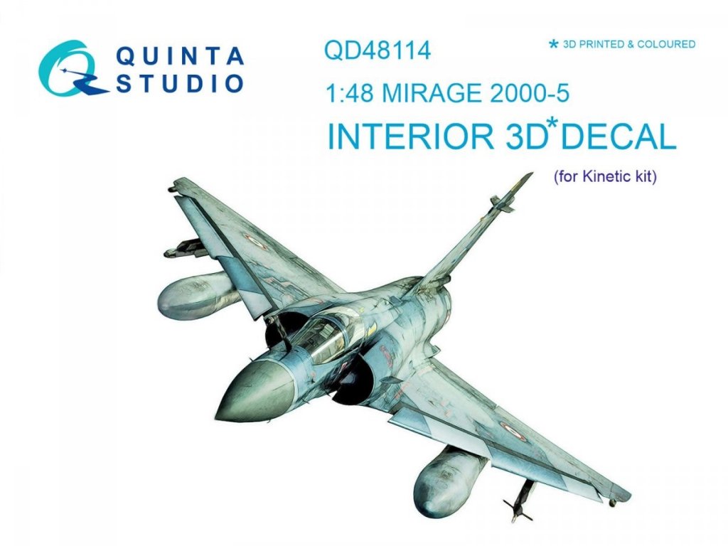 Quinta Studio QD48114 Mirage 2000-5 3D-Printed & coloured Interior on ...