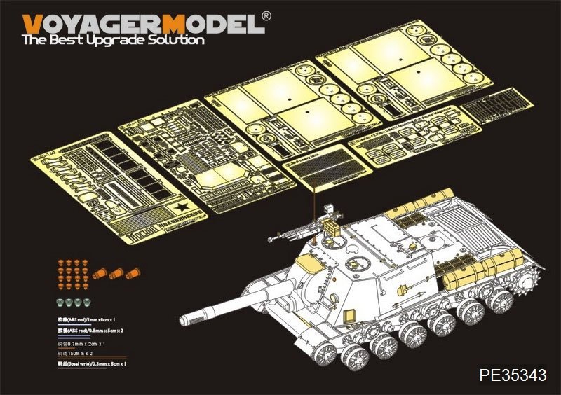 Voyager Model PE35343 WWII Russian JSU-152 Basic for TAMIYA 35303 DML ...