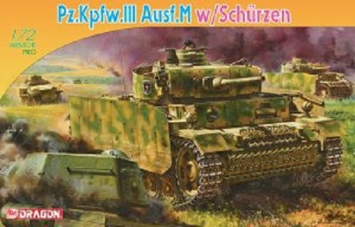 Dragon 7323 Pz.Kpfw.III Ausf.M w Schurzen (1:72) - 1939-1945 - 1 72 ...