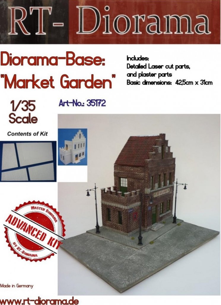 RT-Diorama 35172 Diorama-Base: "Market Garden" 1 35 - Sceneries ...